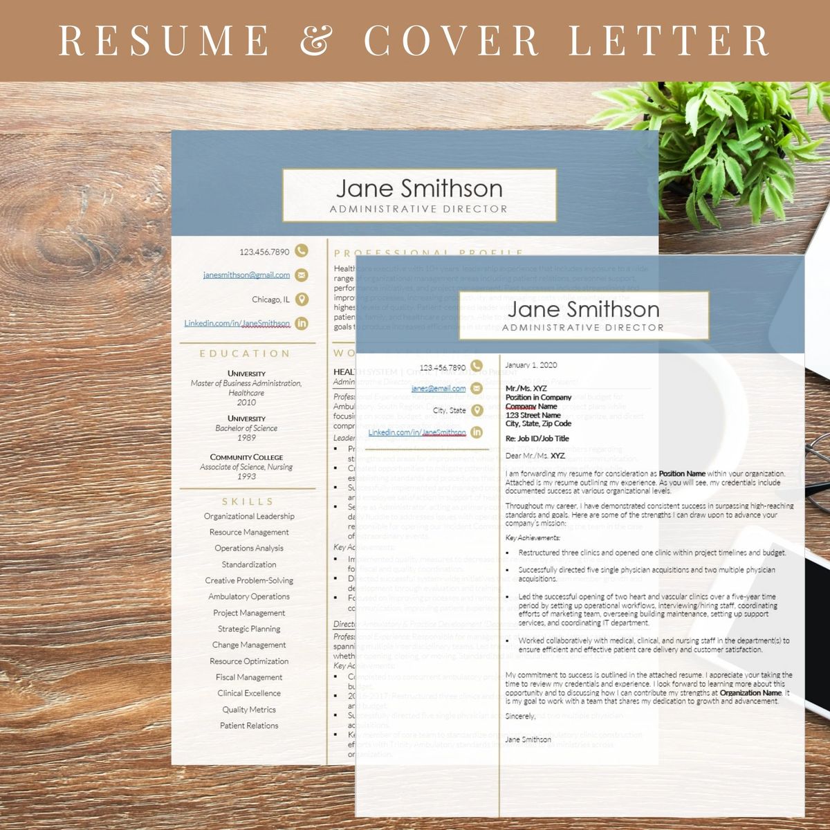 Resume & Cover Letter Package